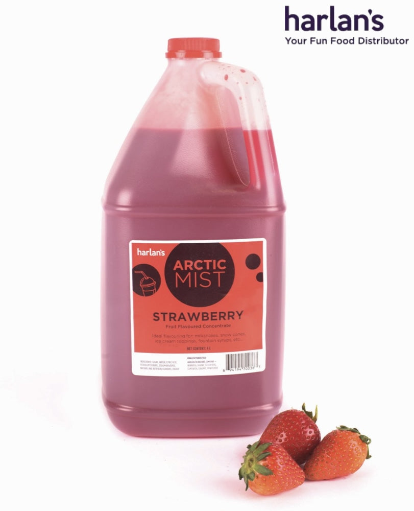 Arctic Mist Syrup Concentrate - Strawberry (1x4L) Item#41551 – Harlan ...