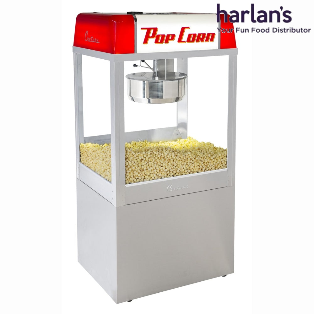 Cretors 32oz Mach 5 Floor Model 3' Popper with Lighted Retro Plastic T ...