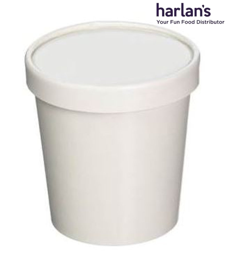 White Ice Cream Pints 17Oz/500ml - 1000/case - Item#4516C – Harlan ...